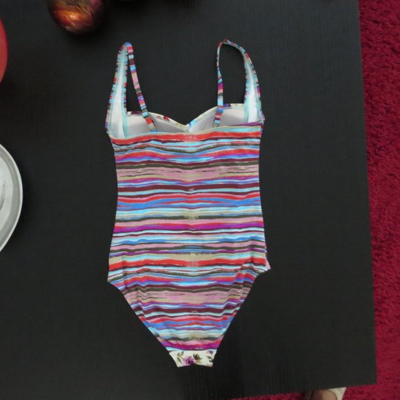 Moontide | Swim | New Moontide Contour Twist Ruched Retro Pinup One ...